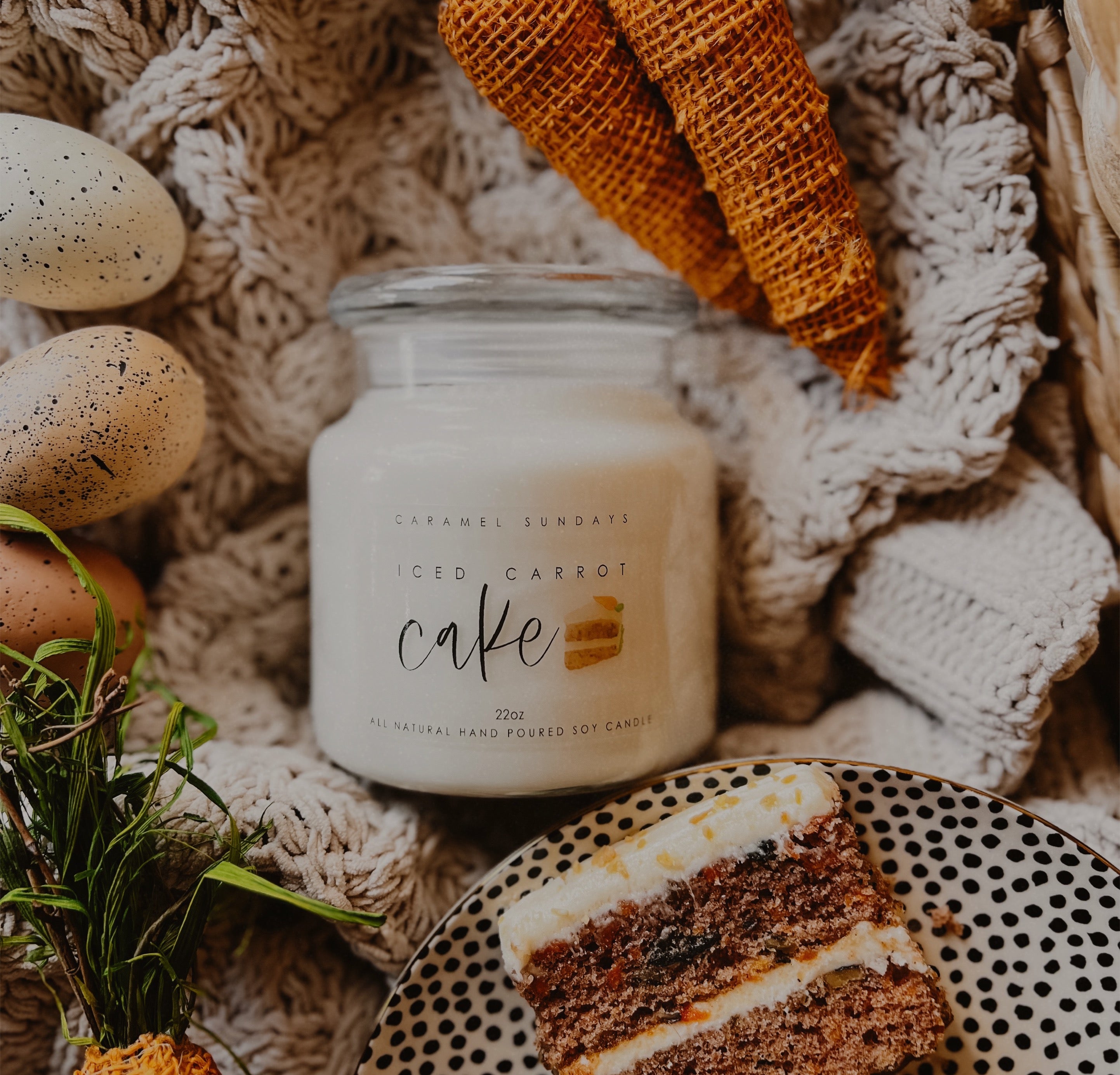 IN STOCK Soy Candles – Caramel Sundays