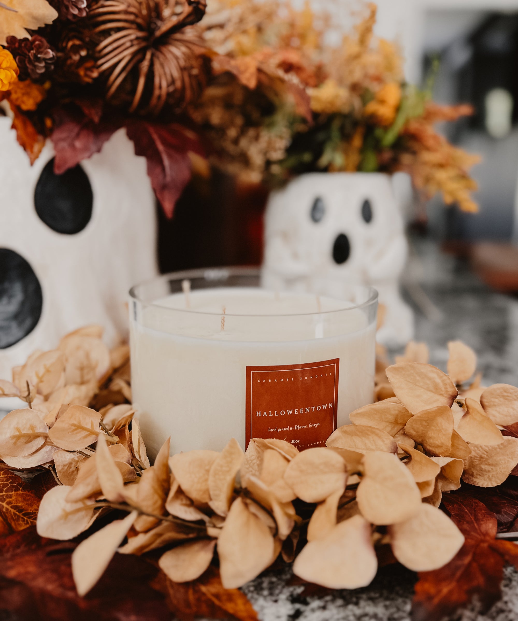 All Natural Hand Poured Soy Candles – Caramel Sundays