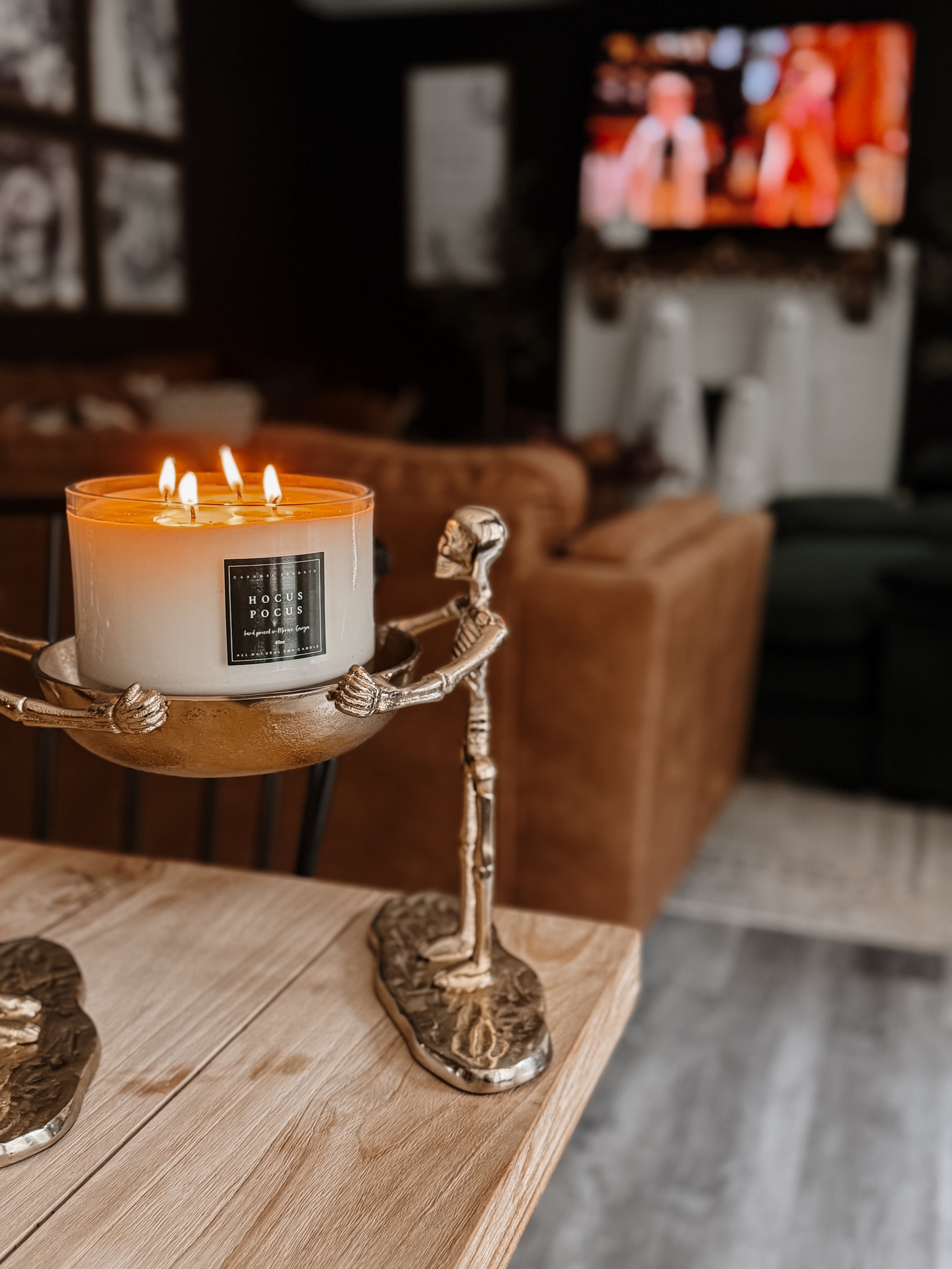 All Natural Hand Poured Soy Candles – Caramel Sundays