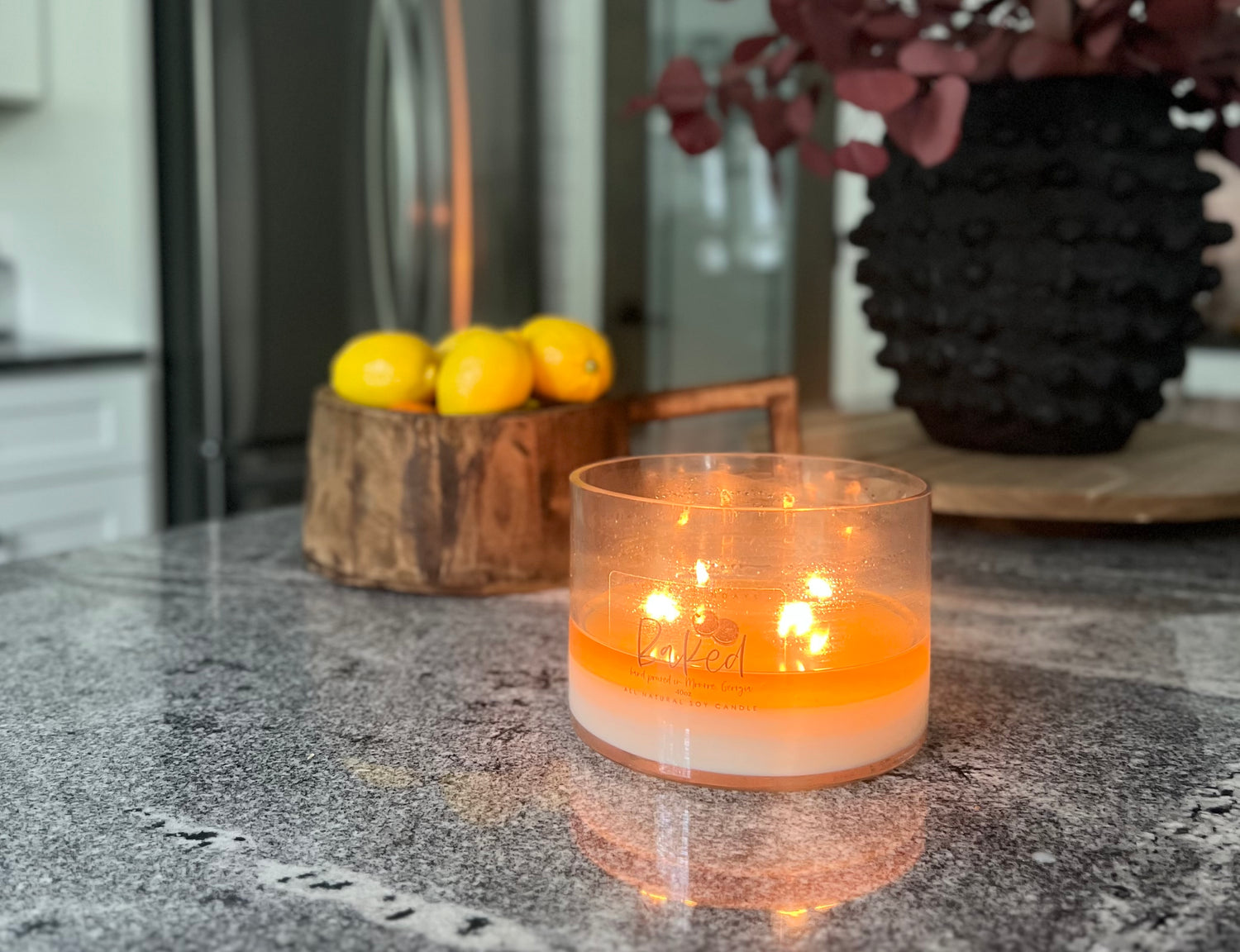 All Natural Hand Poured Soy Candles – Caramel Sundays